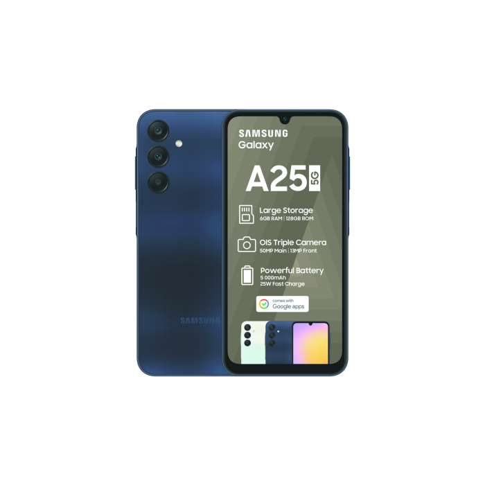Samsung Galaxy A25 5G 128GB Blue Black | CaCellular